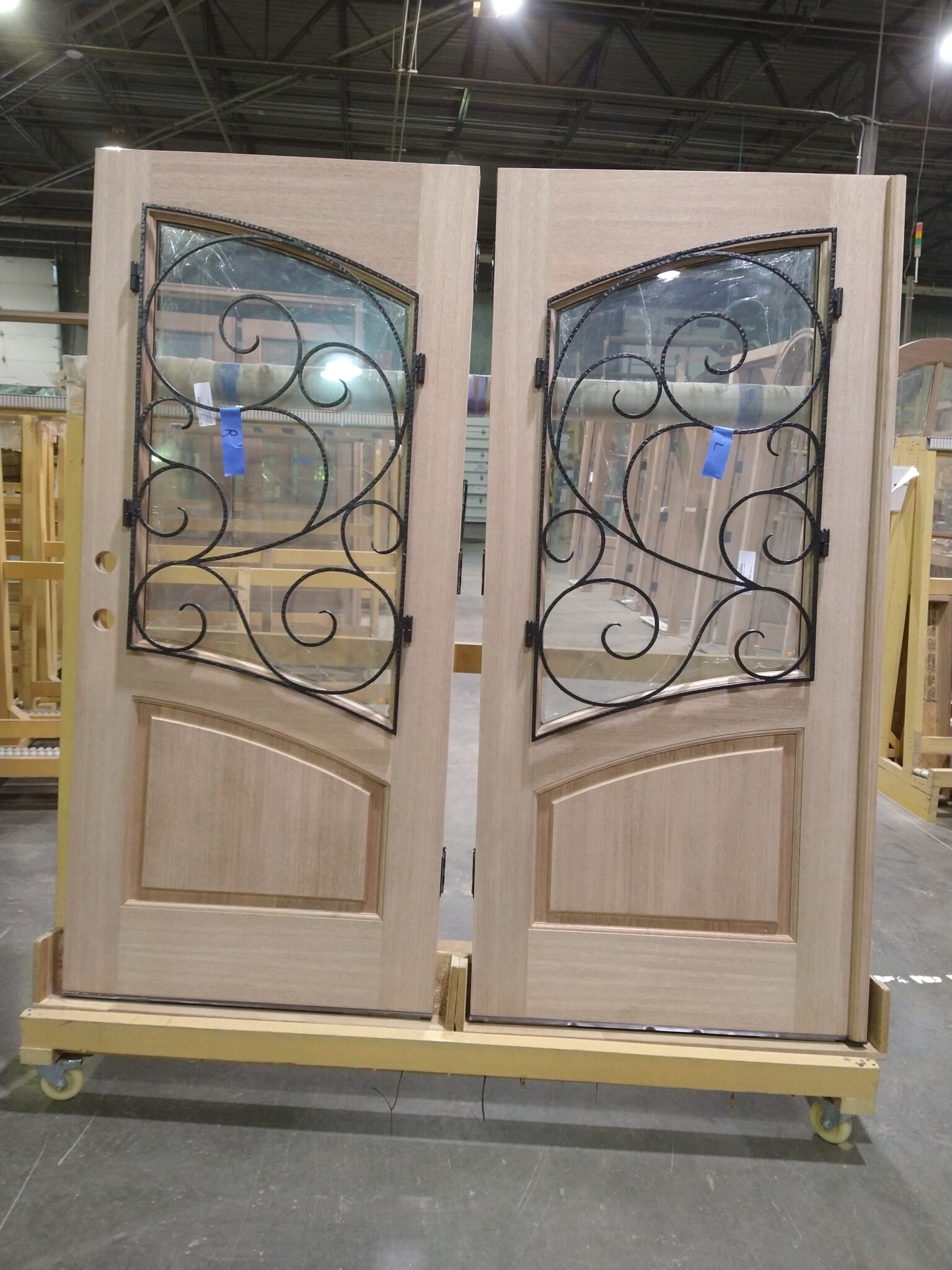 Aberdeen 1LT Burlwood Iron 6'0" x 6'8" - DSA Doors
